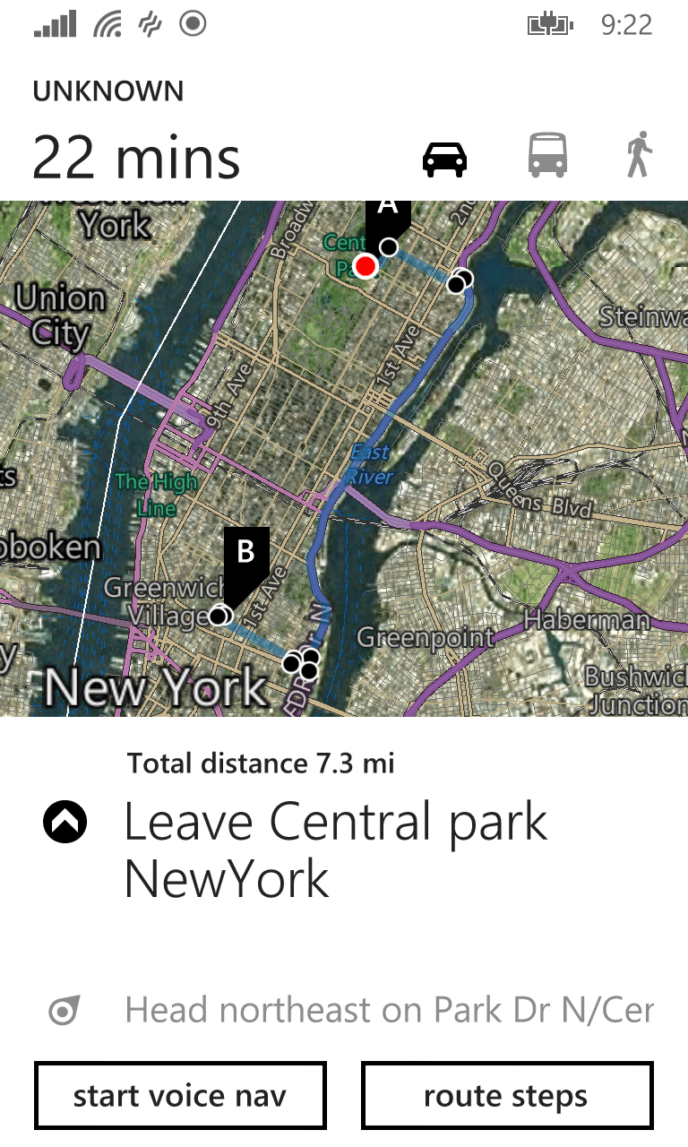 Working on Geolocation app to Find Directions and Locate Us