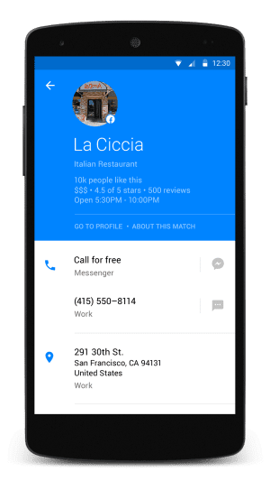 "Hello" is a new dialer and contacts app for Android from Facebook ...