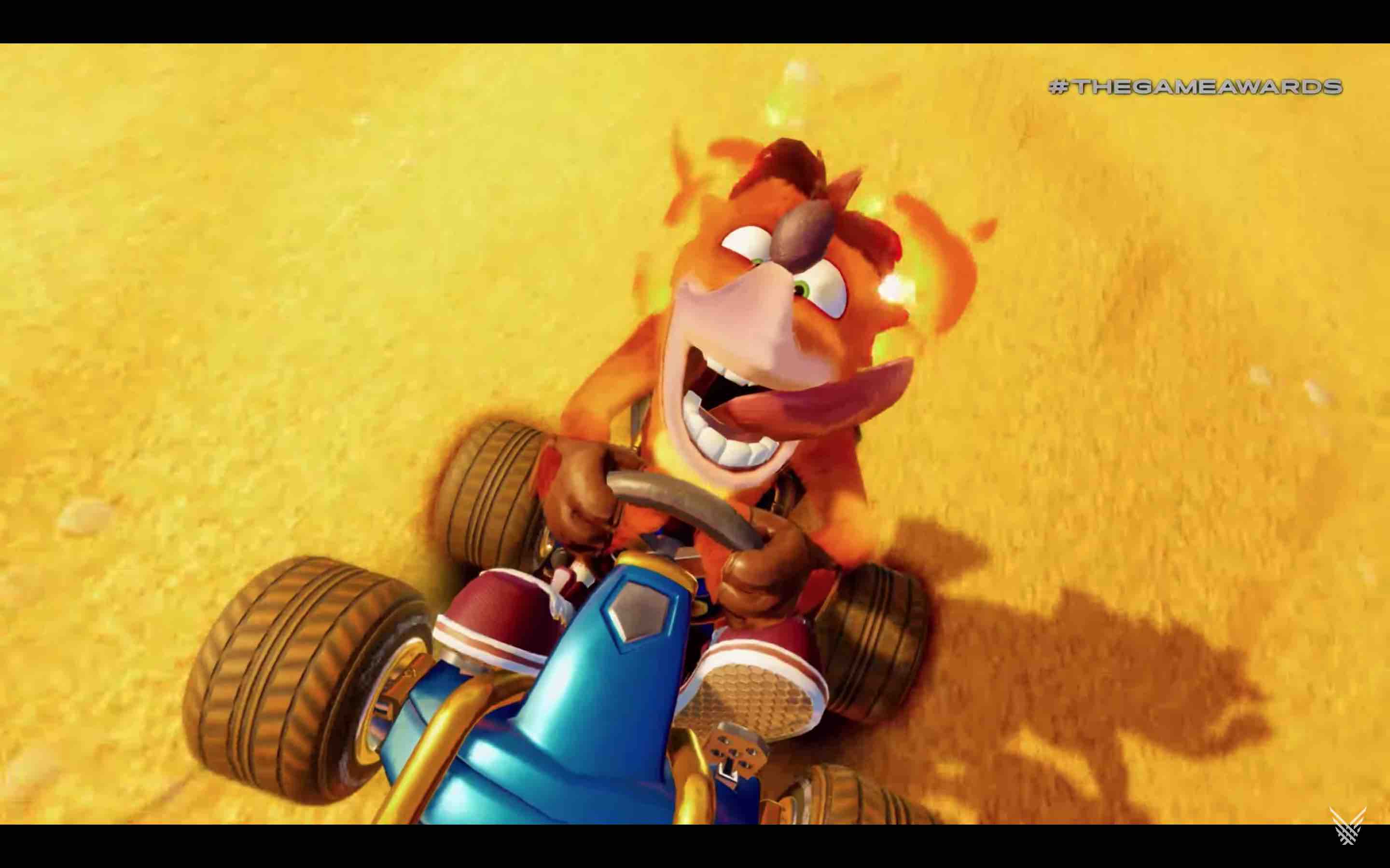 Crash Team Racing Announced at The Game Awards 2018, Releasing in 2019