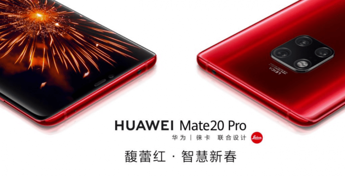 Huawei releasing new Mate 20 Pro Color Variants: Fragrant Red and Comet ...